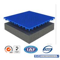 China IAF Interlocking Sports Tiles Eco-Friendly PP Flooring 2500N Load 10 Year Life for sale