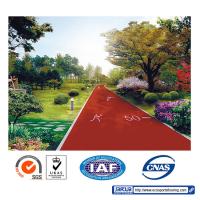 China Recyclable Permeable Synthetic Rubber Running Track  Durable 13MM for sale