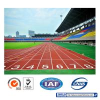 China Recyclable Permeable Synthetic Rubber Running Track  Durable 13MM for sale