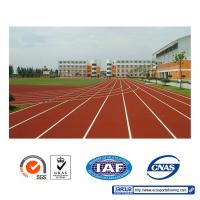 China Full PU Running Track 13mm IAAF Certified Athletic Sports Flooring Eco Friendly for sale