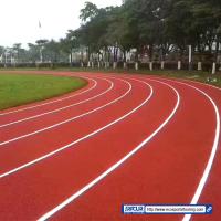 China 13mm Weather Resistance Sandwich System Running Track High Elasticity for sale