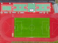 China 400m Synthetic Full PU Sandwich System Running Track for sale
