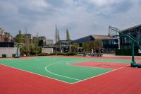 China Interlocking Sports Tiles 2500N Load Capacity Anti Fatigue Indoor Outdoor PP Flooring for sale