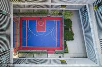 China Acrylic Tennis Court Surface 2mm-5mm Custom Colors Eco-Friendly Basketball Flooring for sale