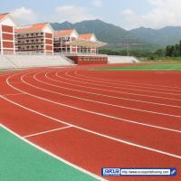 China IAAF Certified All Weather Sport Flooring Sandwich System Running Track 13mm for sale