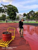 China EPDM Running Track 13mm Outdoor Sports Flooring UV Resistant Non Toxic Synthetic Surface for sale