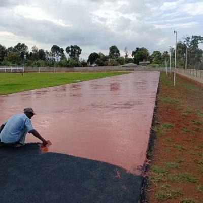 China 13mm Full PU Synthetic Sports Flooring Running Track IAAF Certified Weather Resistant for sale