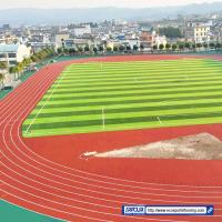 China Sandwich System Tartan Stadium Running Track Material Training Center for sale