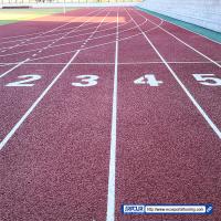 China 13mm Nontoxic Synthetic Sports Flooring Track Waterproof EPDM Rubber for sale