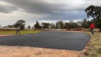 China 15mm Thick Synthetic Sports Flooring 49.5% Force Reduction Rubber Running Track for sale