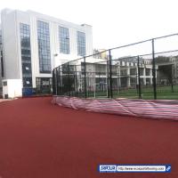 China All Weather Spray Coated Synthetic Jogging Track Flooring 13mm Eco-Friendly for sale