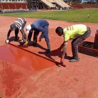 China Intelligent TPE Prefabricated Synthetic Running Track 13mm Thickness 1.22m Width for sale