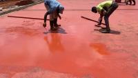 China Environmental Rubber Athletic Running Track Prefabricated System Running Track Red for sale