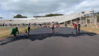 China Synthetic Prefabricated Running Track 13mm Thickness Rubber Jogging Flooring for Stadium for sale