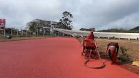 China 13mm Multicolor Synthetic Eco Sports Track Anti Slip EPDM Jogging Material for sale