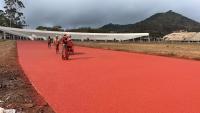 China Prefabricated Synthetic Rubber Running Track 13mm Eco Sports Flooring for sale