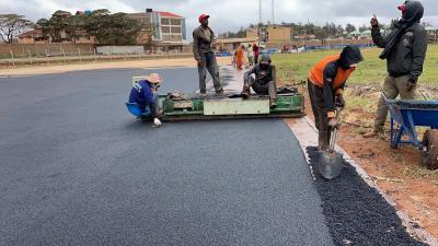 China Polyurethane Athletics Track Surface All Weather 14mm Thickness for sale