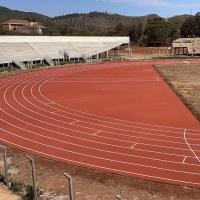 China 13mm IAAF Certified Sandwich Synthetic Rubber Running Track for Stadiums and Schools for sale