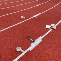 China 13mm IAAF Certified Sandwich Synthetic Rubber Running Track for Stadiums and Schools for sale