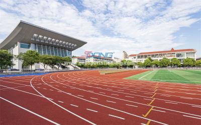 China IAAF Synthetic Sports Flooring Red 13mm EPDM SBR Reclaimed Rubber Running Track for sale