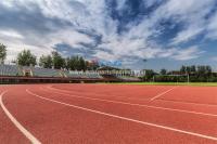 China Weather Resistance Sandwich System Running Track Synthetic Sports Flooring 13mm for sale