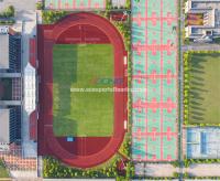 China Synthetic Tartan Running Track Flooring 13mm Thickness 1.22m Width Roll for sale