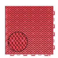 China PP Interlocking Sports Flooring 30.48x30.48cm 1.5cm Thick Outdoor Playground Tile for sale