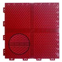 China PP Interlocking Sports Flooring 30.48x30.48cm 1.5cm Thick Outdoor Playground Tile for sale