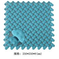 China 350g/pc Plastic Interlocking Flooring Modular Garage Self Draining Indoor Flooring Tiles for sale