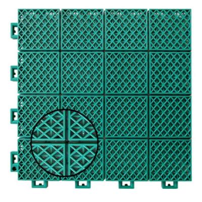 China Removable PP Interlocking Sports Flooring 30.48cm x 30.48cm Portable Tennis Court for sale