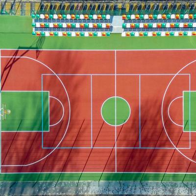 China Silicon PU Sports Court Flooring Material 2mm 3mm for Tennis Basketball Volleyball for sale