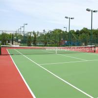 China Indoor Basketball Silicone PU Sports Flooring 5mm Concrete Subbase for sale