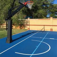 China Anti Slip Silicon PU Basketball Sports Court Flooring 15mm to 50mm Thickness for sale