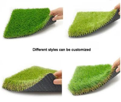 China 10-40mm Outdoor Landscape Artificial Turf Grass Home Garden Synthetic Lawn Wear Resistant Anti-UV for sale