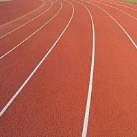 China 13mm Hybrid Eco Sports Flooring Durable Synthetic Athletic Running Track for sale
