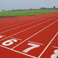 China Harmless Full PU System Running Track Wear Resistance Hybrid Runway Surface for sale