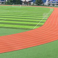 China Wear Resistant Spraying System Running Track Hybrid PU Runway 15mm Thickness for sale
