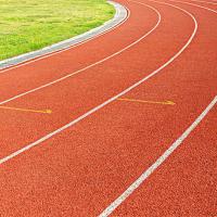China 13mm Hybrid SBR EPDM Eco Sports Flooring High Durability Jogging Track for sale