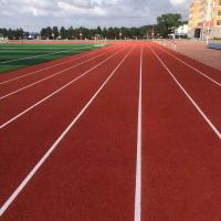 China Sandwich System Eco Sports Flooring Synthetic Rubber Running Track for sale