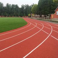 China Sandwich System Eco Sports Flooring Synthetic Rubber Running Track for sale
