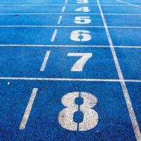 China Environmentally Eco Sports Flooring Recycled Spray Coat System  IAAF for sale