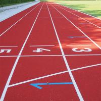 China 13mm Spray Coat System Running Track UV Resistant Eco Runway for sale