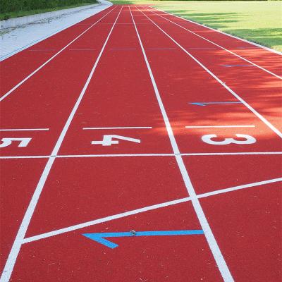 China 13mm Spray Coat System Running Track UV Resistant Eco Runway for sale