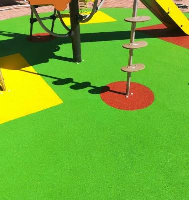 China EPDM Rubber Granules 1-4mm for Sports Flooring Running Track Playground 25kg Bag for sale