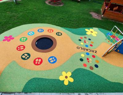 China IAAF 0.5mm EPDM Rubber Floor Mats for Safe Sustainable Playgrounds for sale