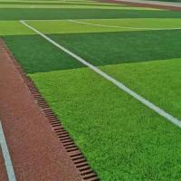 China 25mm Artificial Turf Grass Three Colors PP+NET+SBR Latex Backing for sale