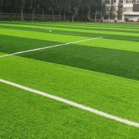 China Field Green Football Artificial Turf Grass 40mm PE Fiber Infill Sand Sport Flooring 3/8 Gauge for sale