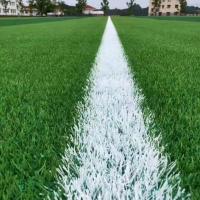 China Field Green Football Artificial Turf Grass 40mm PE Fiber Infill Sand Sport Flooring 3/8 Gauge for sale