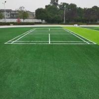 China 45mm Customized Artificial Football Field Grass 10000 Dtex Outdoor Fake Turf for sale