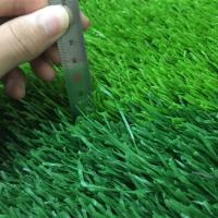 China All Weather Football Artificial Turf Grass PE Fibers Fake Lawn 15mm Pile Height for sale
